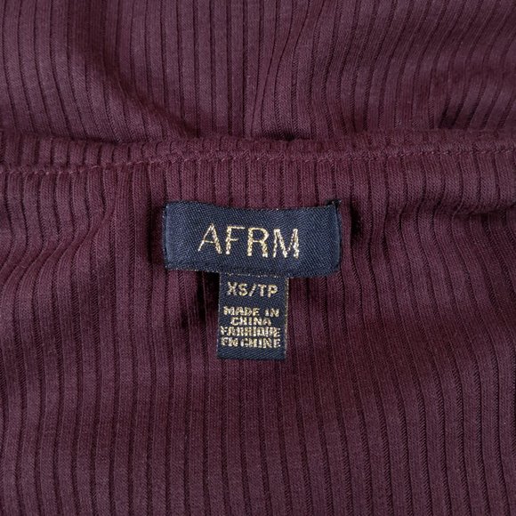 AFRM | Tops | New Afrm Nia Off The Shoulder Long Sleeve Bodysuit ...